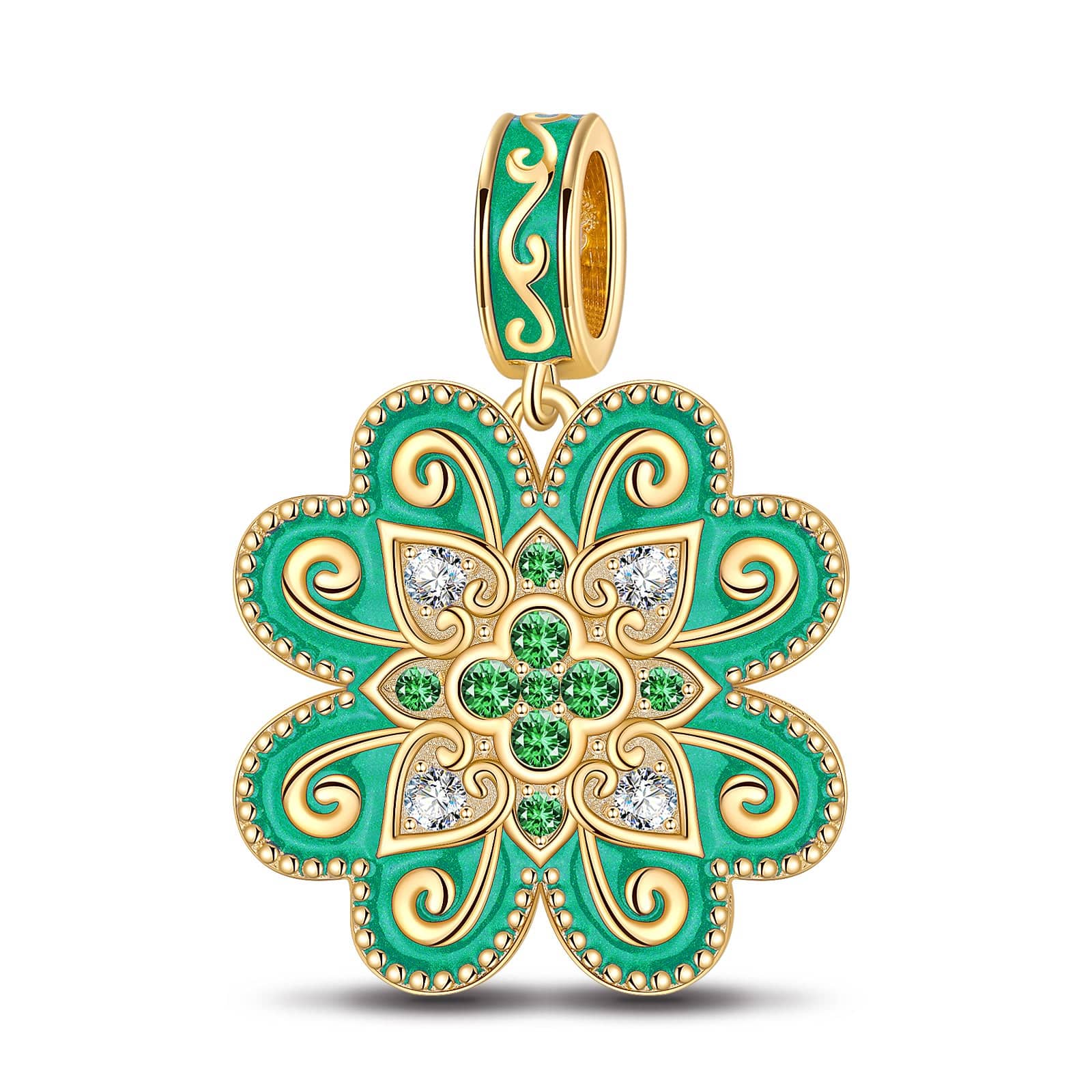 CHROMATIC CRUSH TARNISH-RESISTANT SILVER DANGLE CHARMS WITH ENAMEL IN – GONA