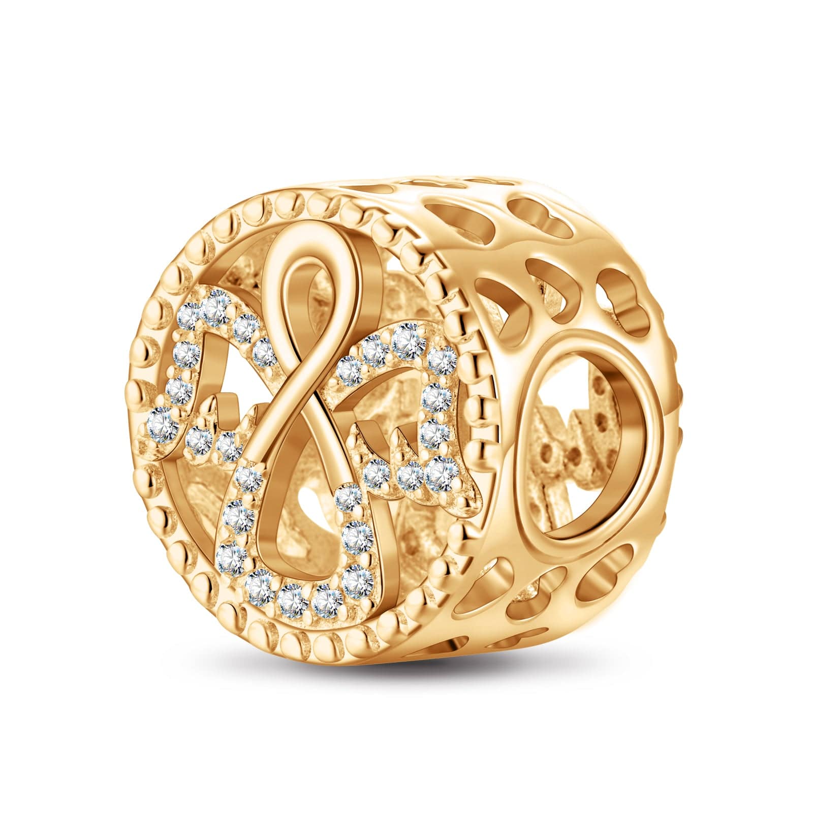 ANGEL TARNISH-RESISTANT SILVER CHARMS IN 14K GOLD PLATED – GONA