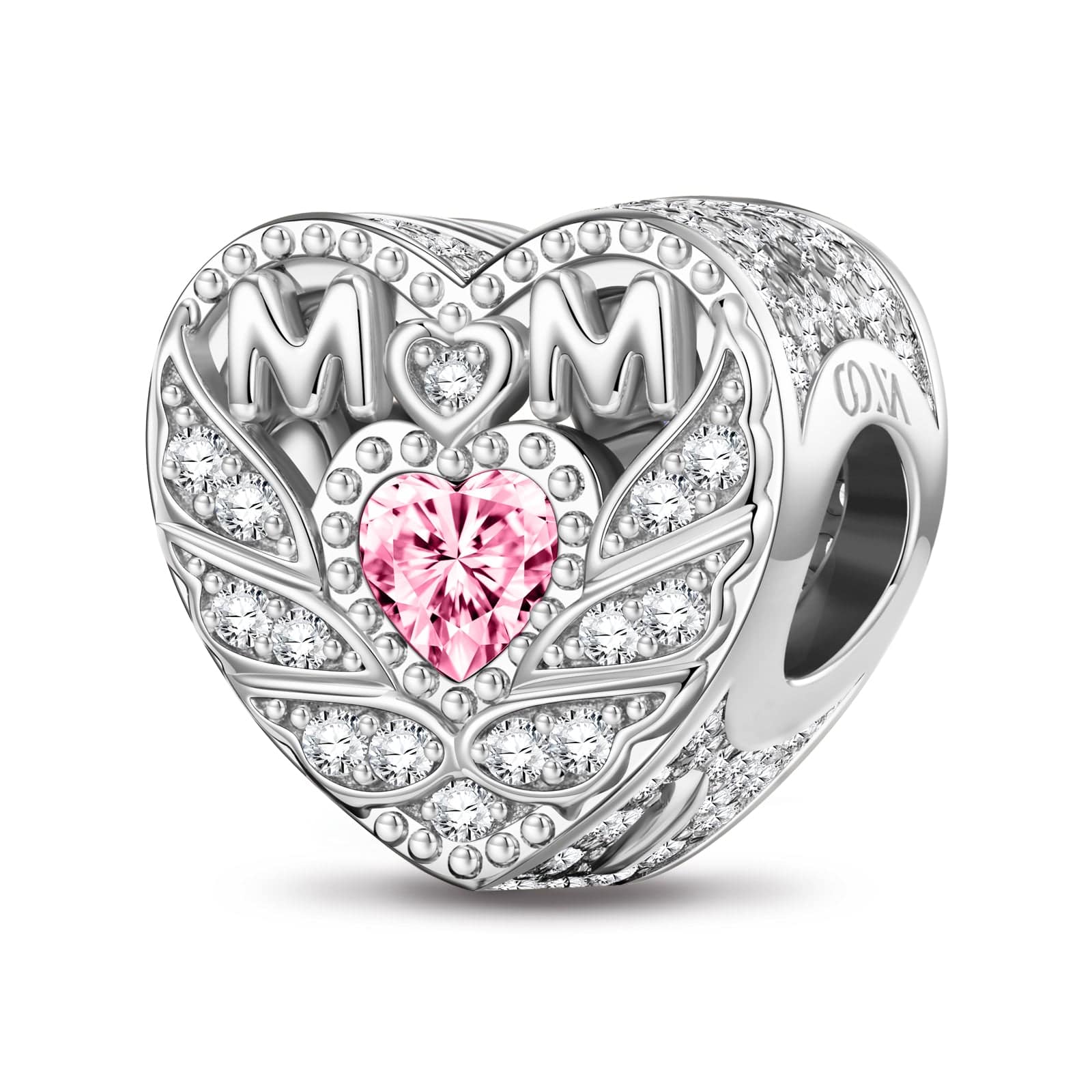 GUARDIAN ANGELS TARNISH-RESISTANT SILVER CHARMS IN WHITE GOLD PLATED – GONA