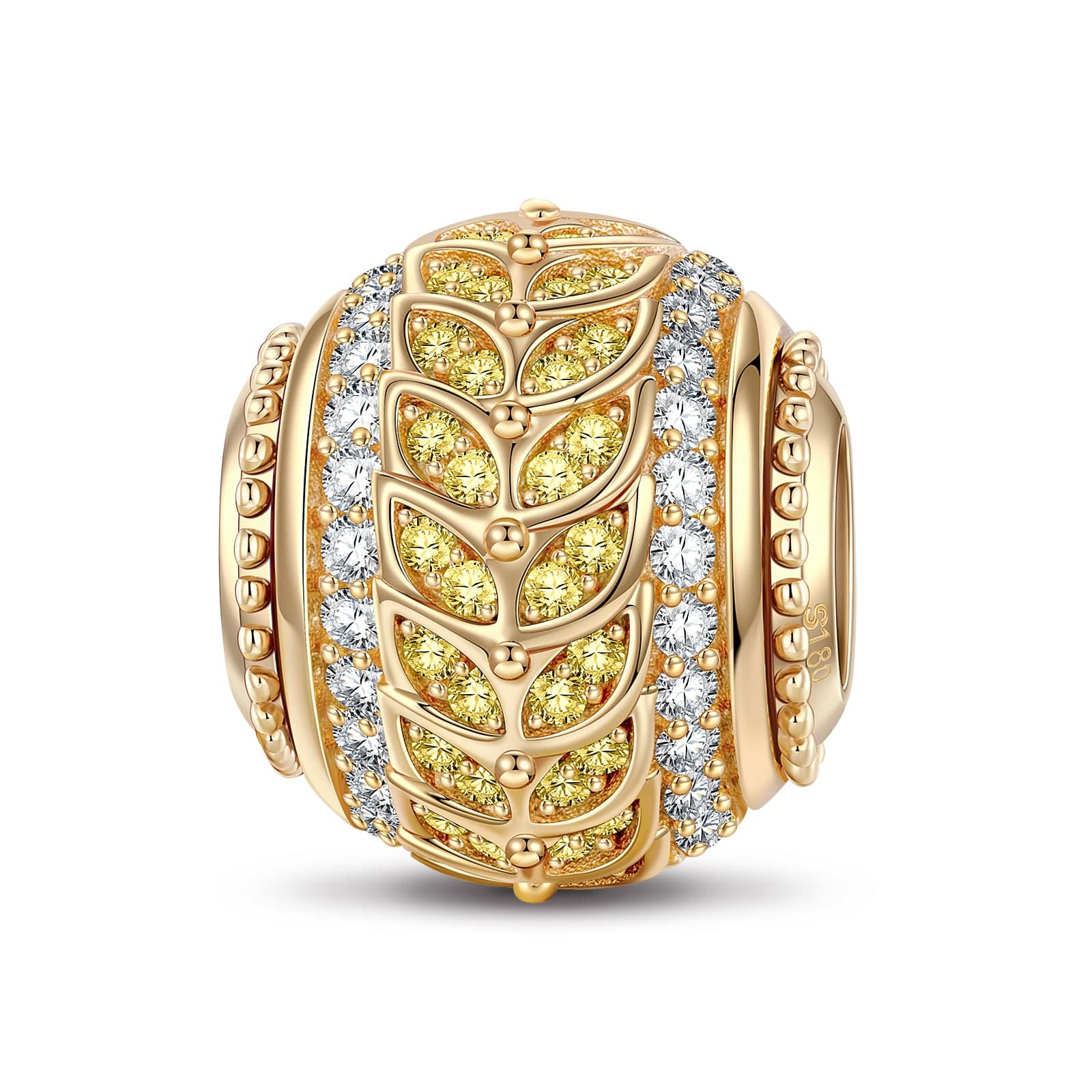 BASIL TARNISH-RESISTANT SILVER LUCKY CHARMS IN 14K GOLD PLATED – GONA