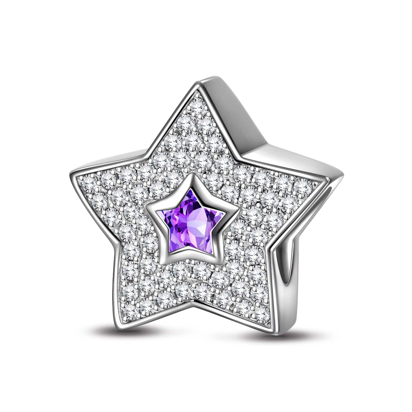 STERLING SILVER LUCKY WINDMILL CHARMS IN WHITE GOLD PLATED – GONA