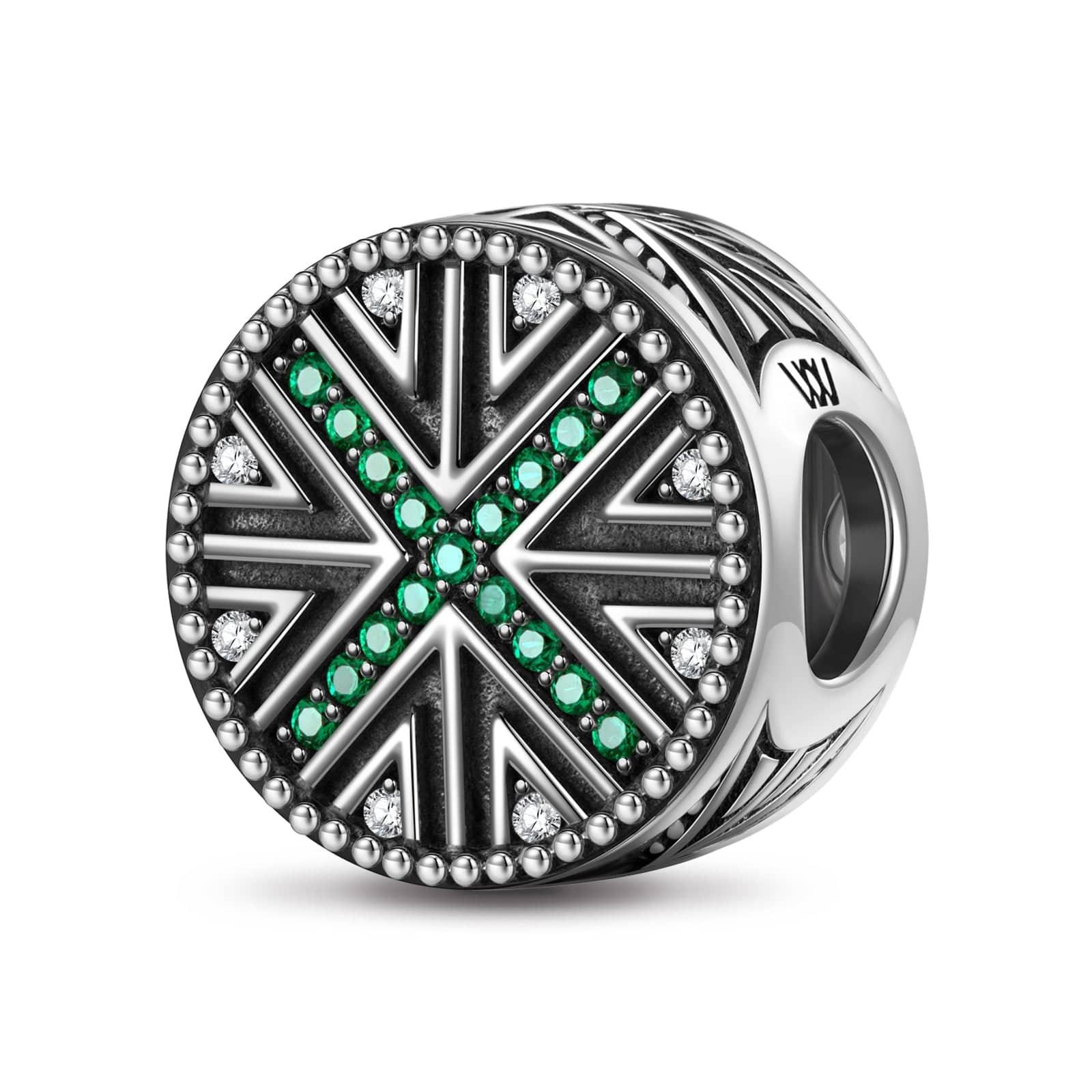 STERLING SILVER XL SIZE HUNTING CHARMS WITH ENAMEL IN BLACKENED 925 ST ...