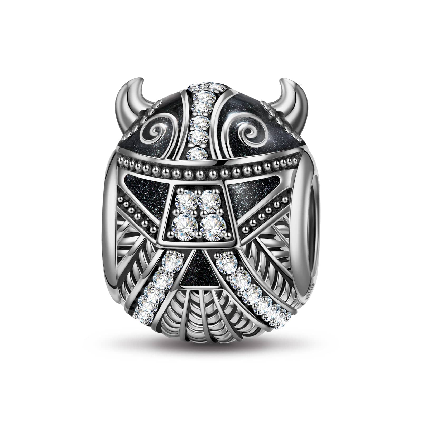STERLING SILVER XL SIZE PATRON SAINT CHARMS WITH ENAMEL IN BLACKENED 9 ...