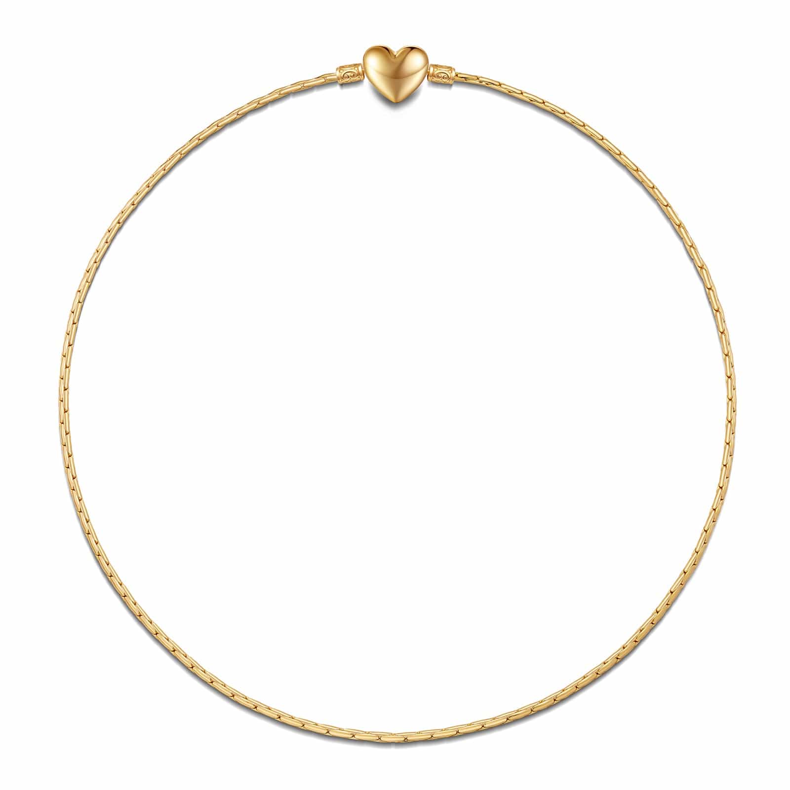 STERLING SILVER CLASSIC BAMBOO CHAIN NECKLACE IN 14K GOLD PLATED – GONA