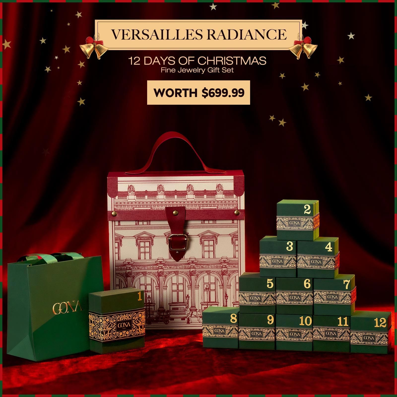 THE ICONIC ADVENT CALENDAR - 12 DAYS OF CHRISTMAS FINE JEWELRY GIFT SE ...