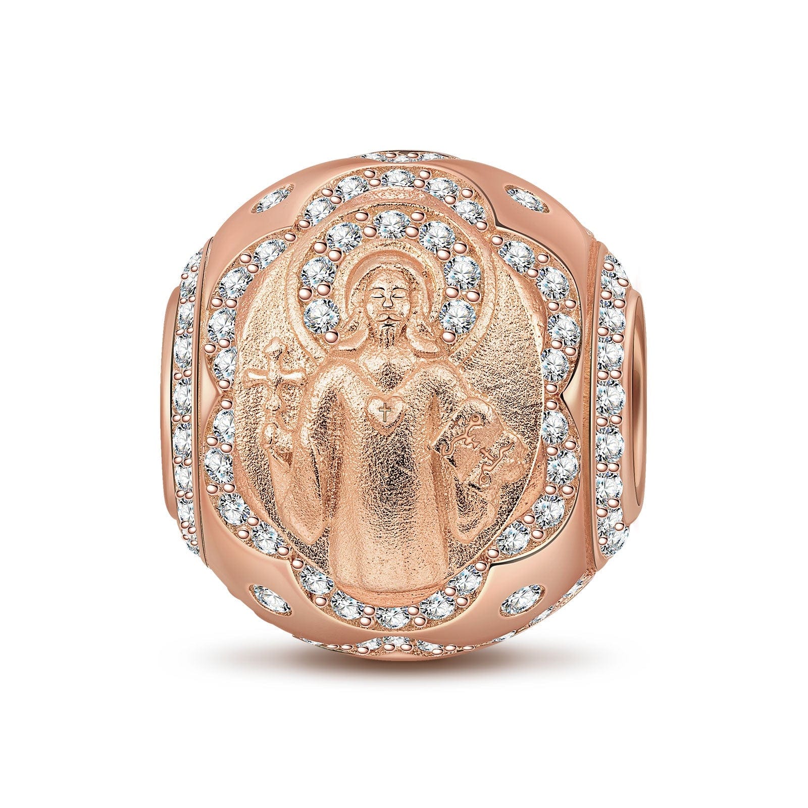 HEAVENLY LIGHT TARNISH-RESISTANT SILVER CHARMS IN ROSE GOLD PLATED – GONA